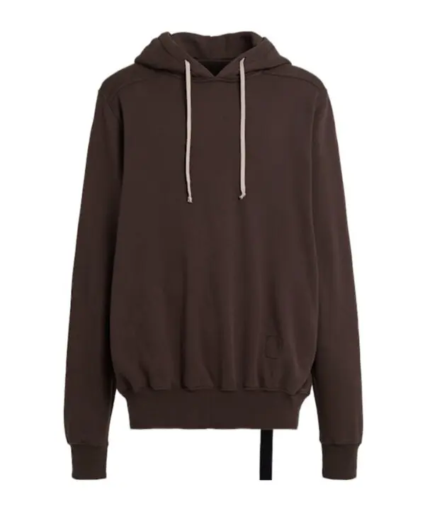 Rick Owens Oversized Hooded Cotton Sweatshirt