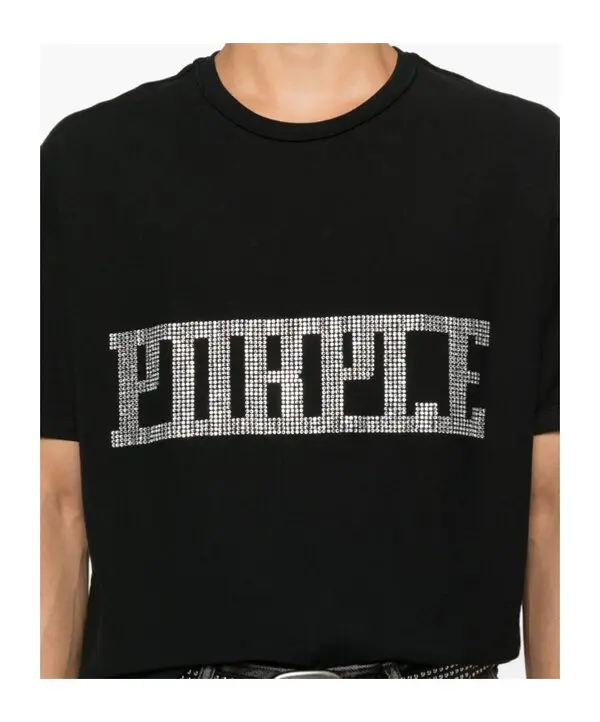 PURPLE BRAND Embellished T-shirt