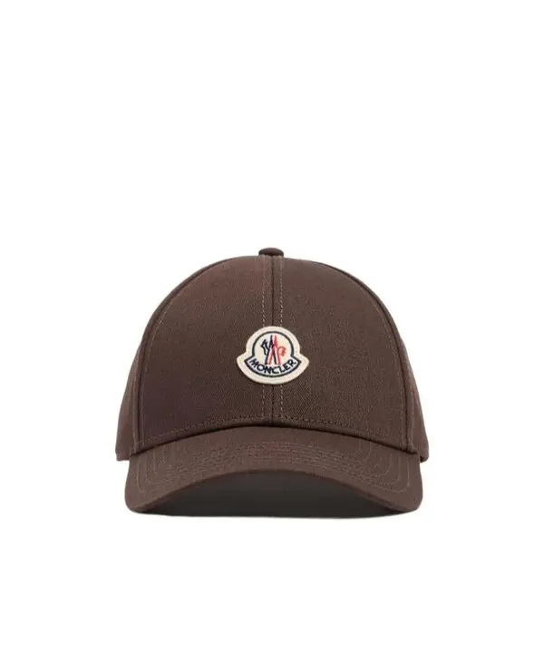 Moncler Logo Baseball Cap - Brown
