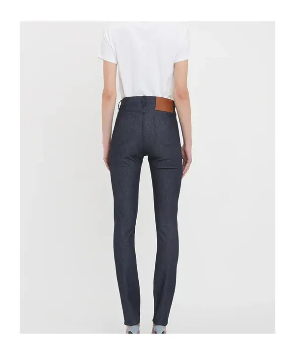 Victoria Beckham Straight Leg Jeans With Belt Loops