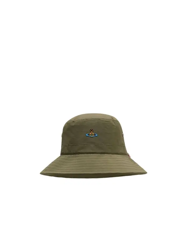 VIVIENNE WESTWOOD Drawstring Bucket Hat - Green