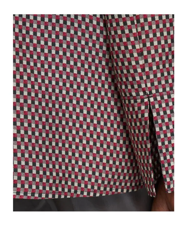 JOSEPH Adele Printed Silk Blend Blouse - Ruby Combo