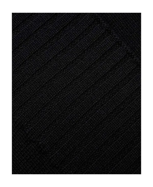 Max Mara Round Neck Knitted Cardigan - Black