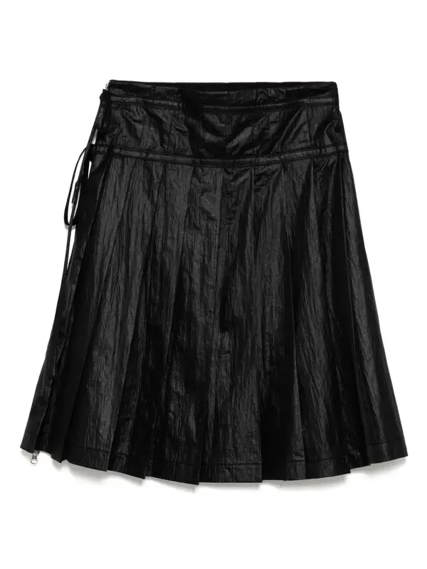 LOW CLASSIC Pleated Zipper Skirt