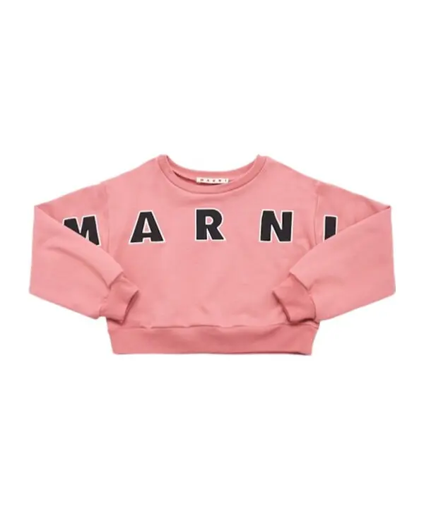 Marni Cotton Sweatshirt With Logo