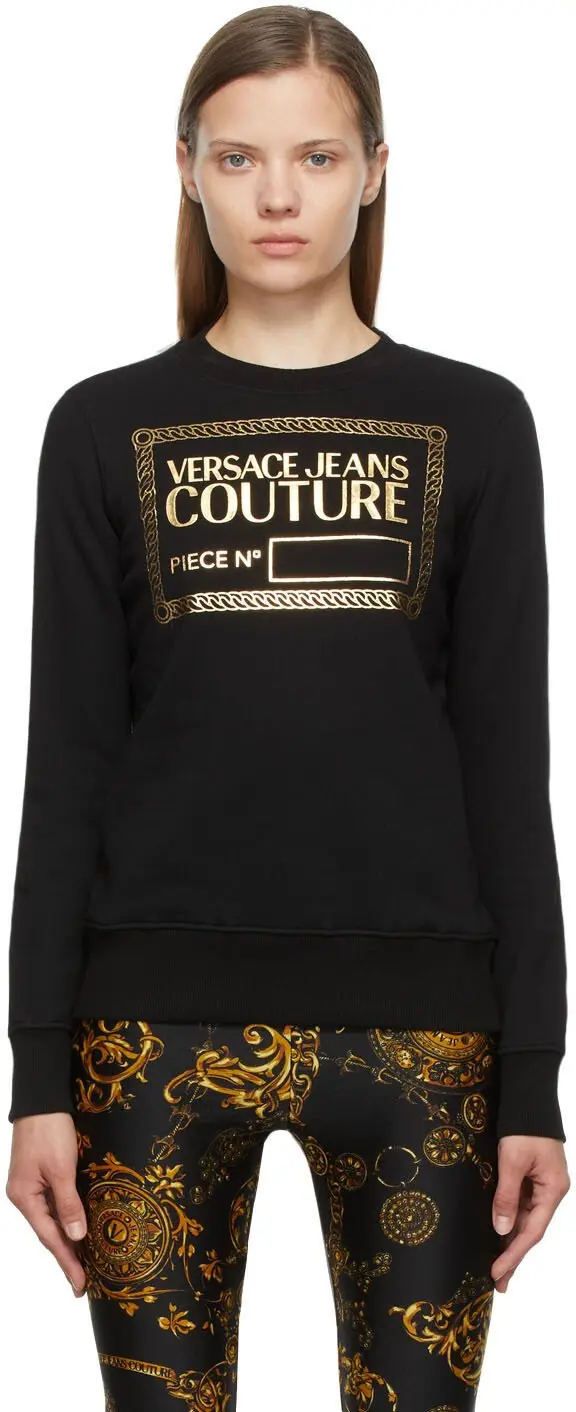 Versace Logo Print Sweatshirt