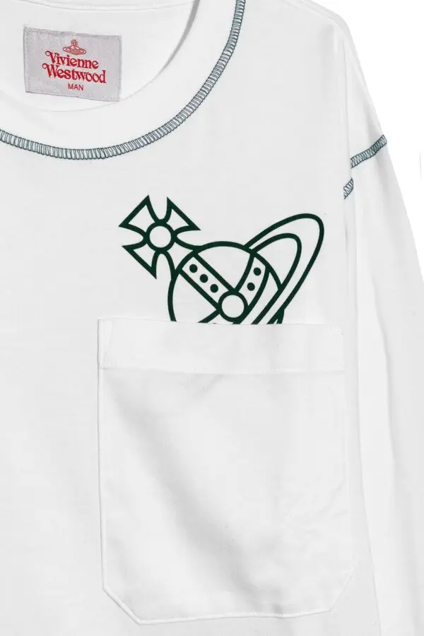 VIVIENNE WESTWOOD Long-sleeved T-shirt With Graphic Detail