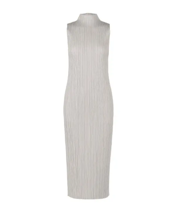 Issey Miyake Pleated Sleeveless Dress
