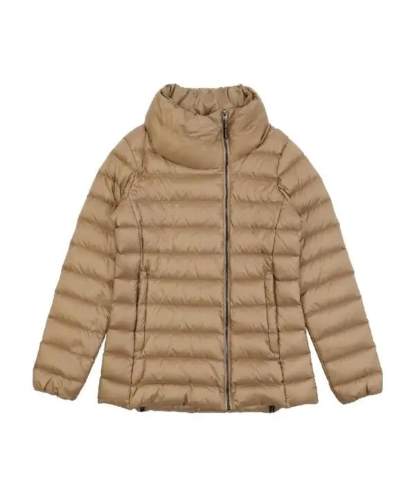 Max Mara Quilted Down Jacket - Brown