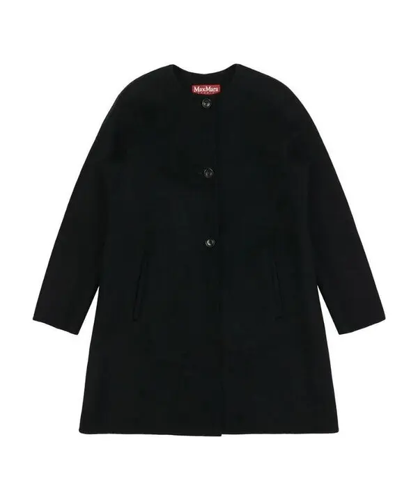 Max Mara Long Sleeve Coat - Black