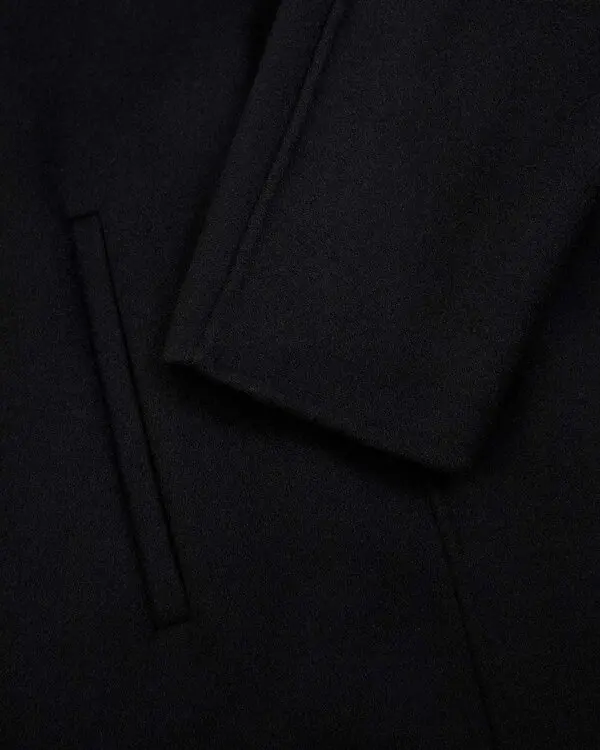 Max Mara Long Sleeve Coat - Black