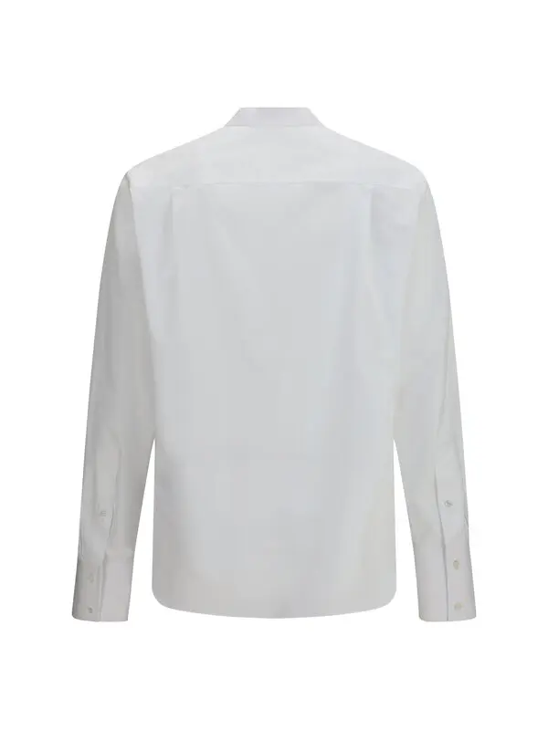 MAISON MARGIELA V-neck Poplin Shirt - White