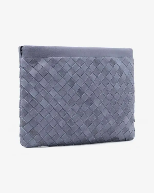 Bottega Veneta Woven Texture Clutch