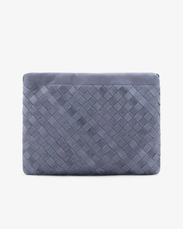 Bottega Veneta Woven Texture Clutch