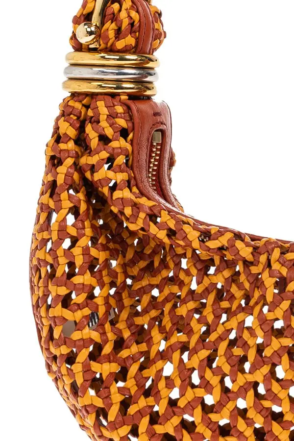Chloé Small Hobo Handbag With Bird-shaped Handle - Multicolor