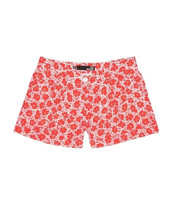 Moschino Floral Print Shorts - Pink