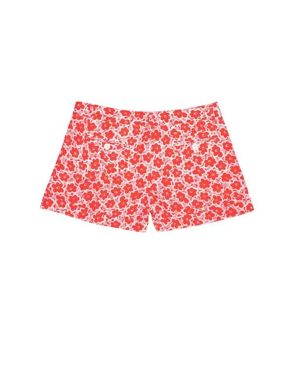 Moschino Floral Print Shorts - Pink