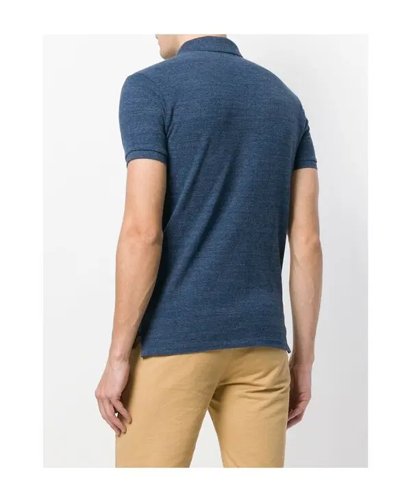 Polo Ralph Lauren Logo Embroidered Polo Shirt - Blue