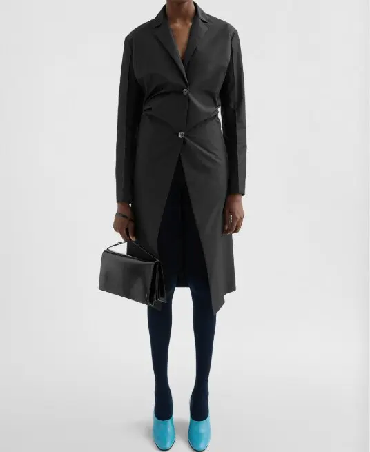 JIL SANDER Technical Faille Coat