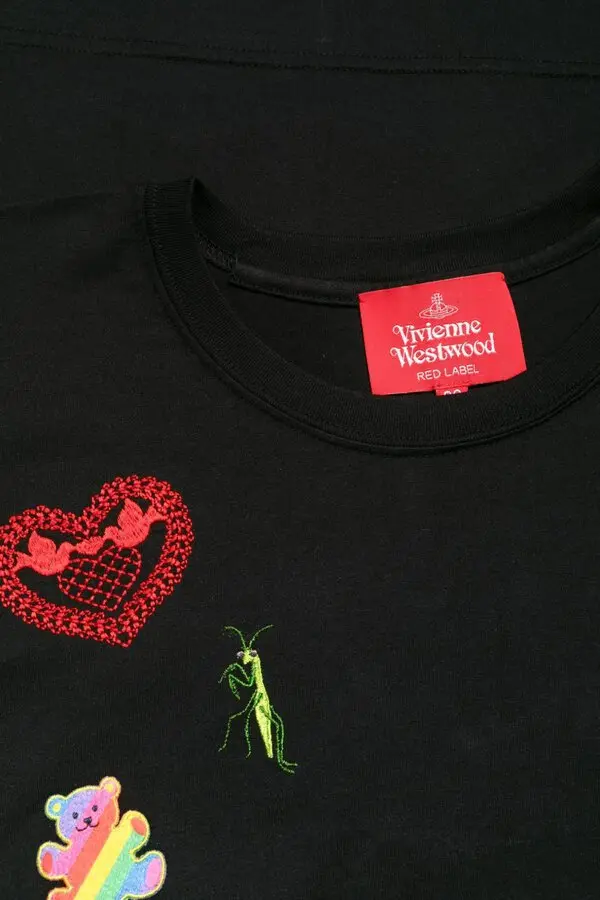 VIVIENNE WESTWOOD Short Sleeve T-shirt With Embellishments