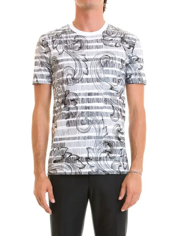 Versace Logo Printed T-shirt
