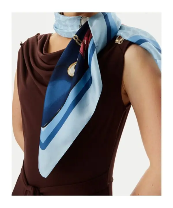 COACH Pattern Silk Scarf