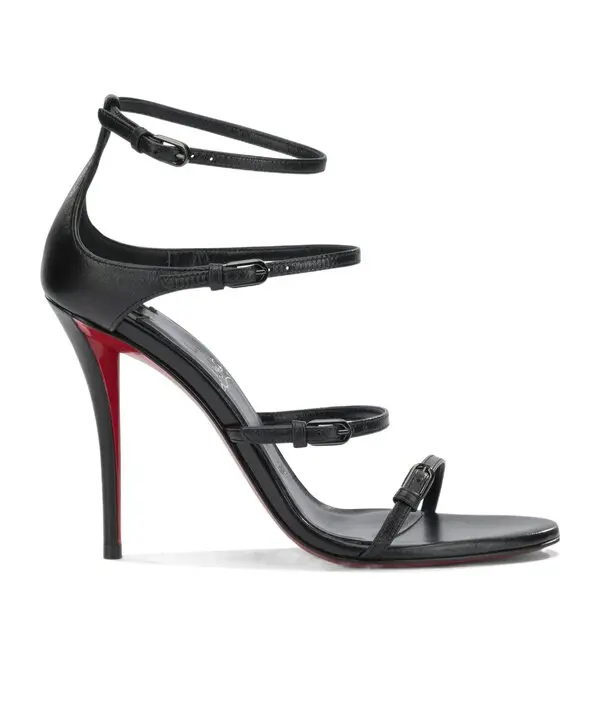 CHRISTIAN LOUBOUTIN Millenium Strappy Stiletto Heeled Sandals - Black
