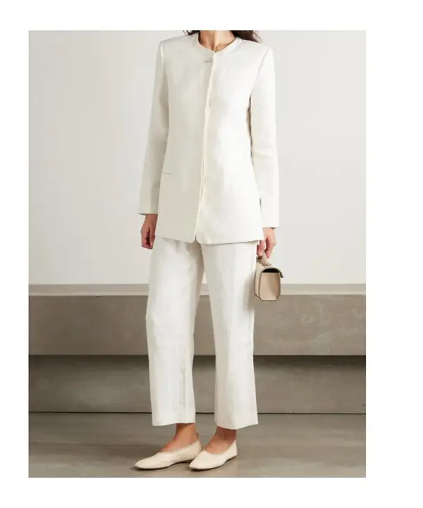 Posse Edie Linen Blazer - Cream