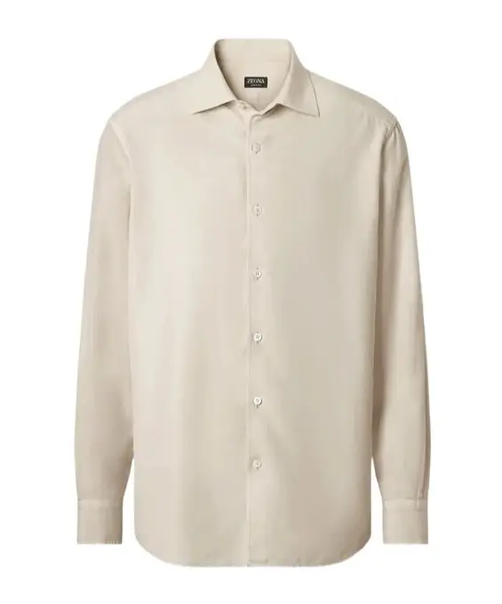 Zegna Long-sleeve Shirt - Ivory