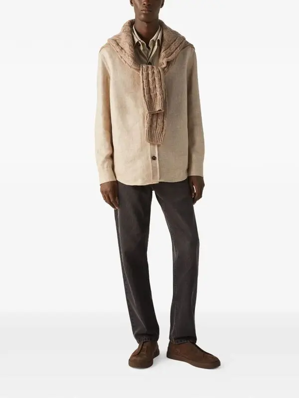 Zegna Long-sleeve Shirt - Ivory