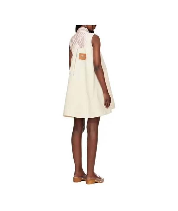 Simone Rocha A-line Mini Dress With Embellishments