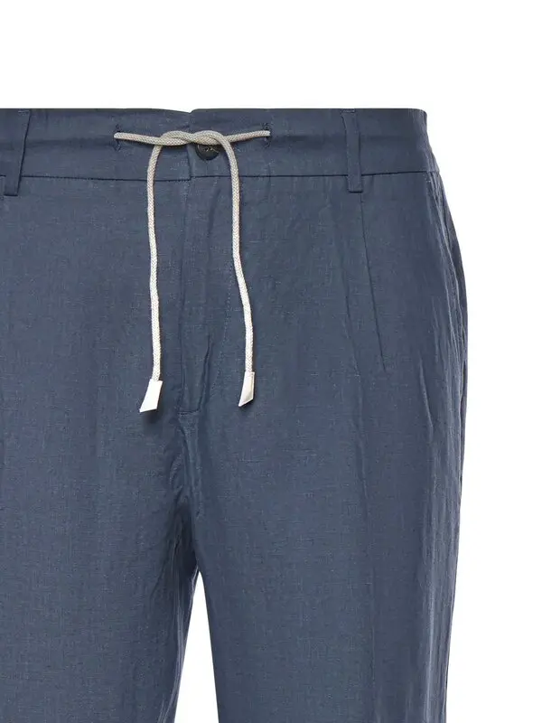 Eleventy Slim Drawstring Pants - Blue