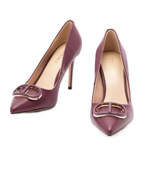 TWINSET Pointed-toe Pumps With Buckle Detail