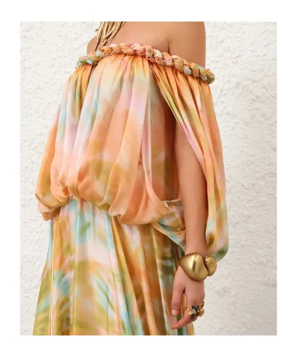 Zimmermann Luna Twist Billow Gown