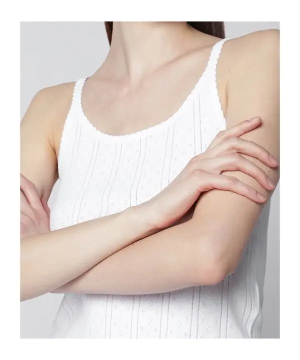 RÓHE Pointelle Knit Tank Top