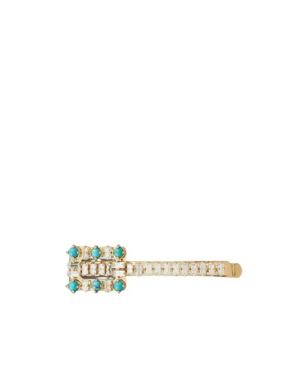 ROGER VIVIER Très Vivier Hair Clip - Gold