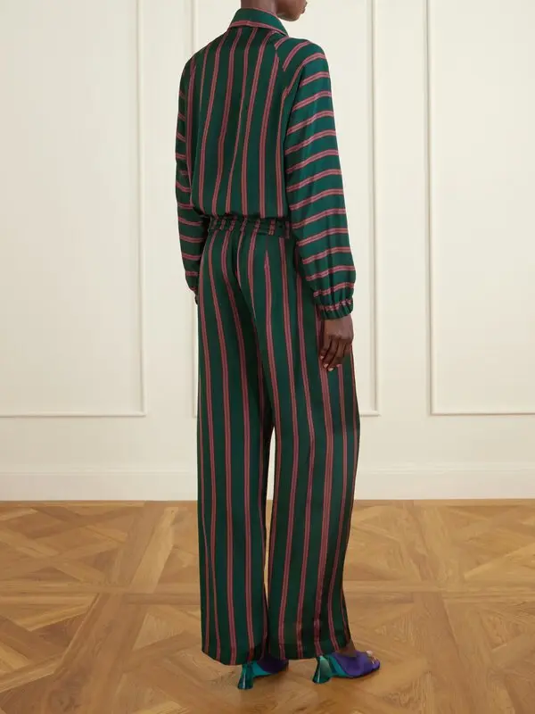 Dries Van Noten Vinnia Striped Casual Jacket