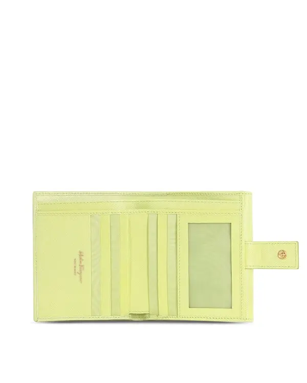 FERRAGAMO Logo Buckle Wallet