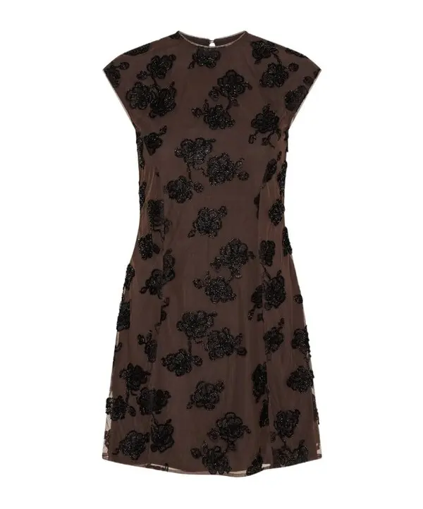 ROTATE BY BIRGER CHRISTENSEN Floral-motif Mini Dress
