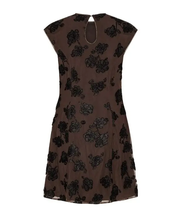 ROTATE BY BIRGER CHRISTENSEN Floral-motif Mini Dress
