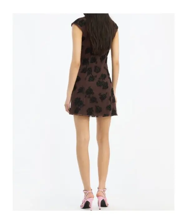 ROTATE BY BIRGER CHRISTENSEN Floral-motif Mini Dress