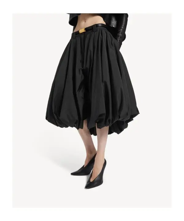 Balenciaga Balloon Pleated Shorts - Black