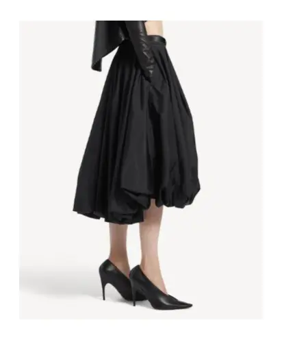 Balenciaga Balloon Pleated Shorts - Black