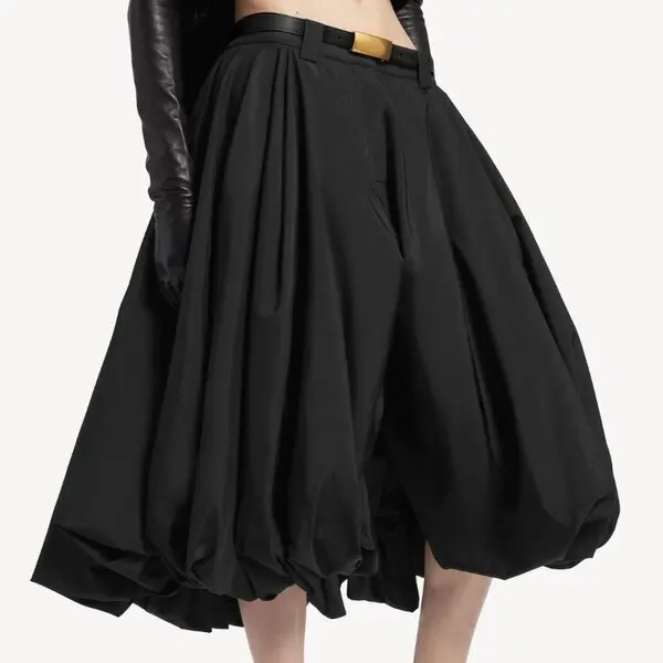 Balenciaga Balloon Pleated Shorts - Black