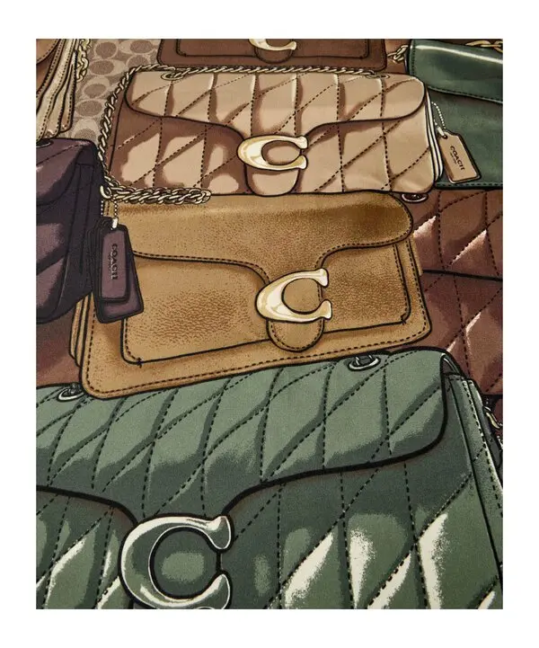 COACH Printed Silk Scarf