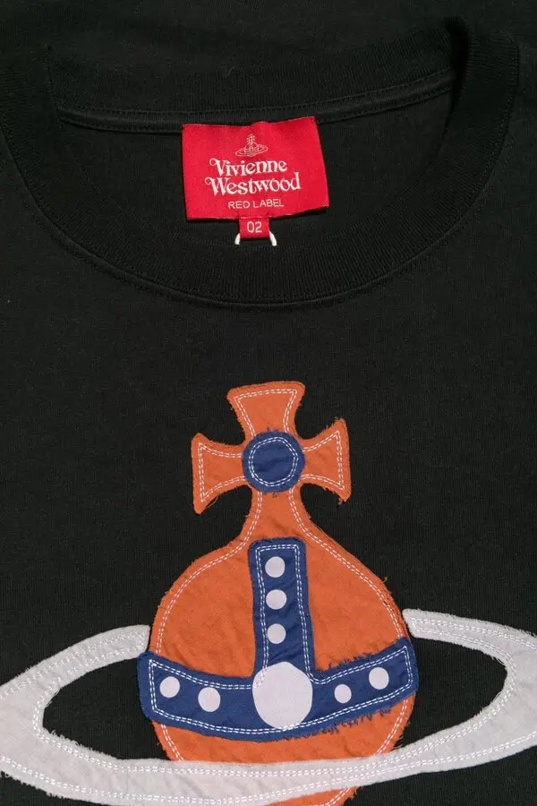 VIVIENNE WESTWOOD Long Sleeve T-shirt With Orb Applique