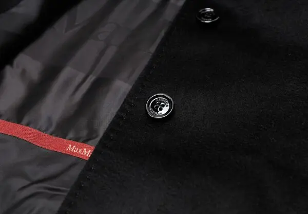Max Mara Long-sleeved Coat - Black