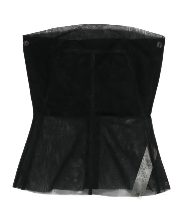 Rick Owens Strapless Bustier Top - Black