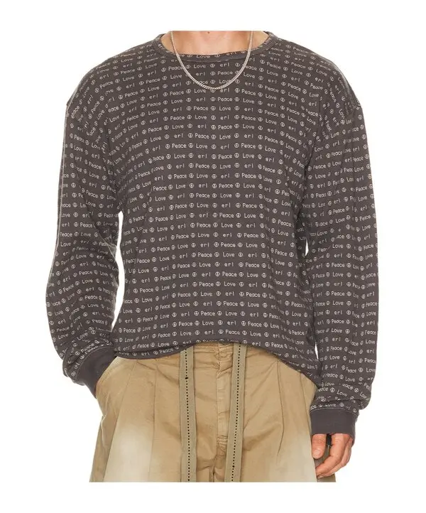 ERL Jacquard Logo Knitted Top