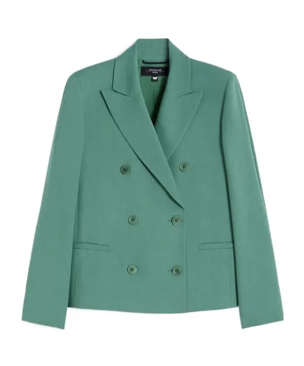 Max Mara Nembi Double-breasted Blazer - Green